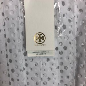 Tory Burch | Skirts | Tory Burch White Carine Laser Cut Skirt Size | Poshmark